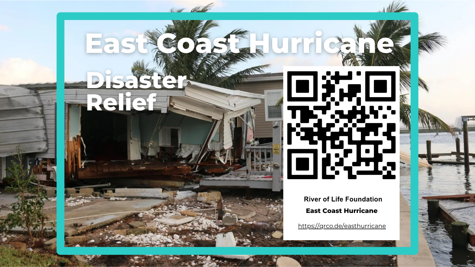 Disaster Relief — RIVER OF LIFE FOUNDATION