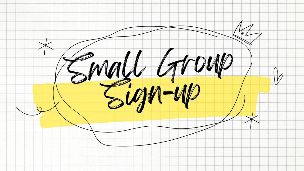 Small Group Sign-Up — Chillicothe Christian Church