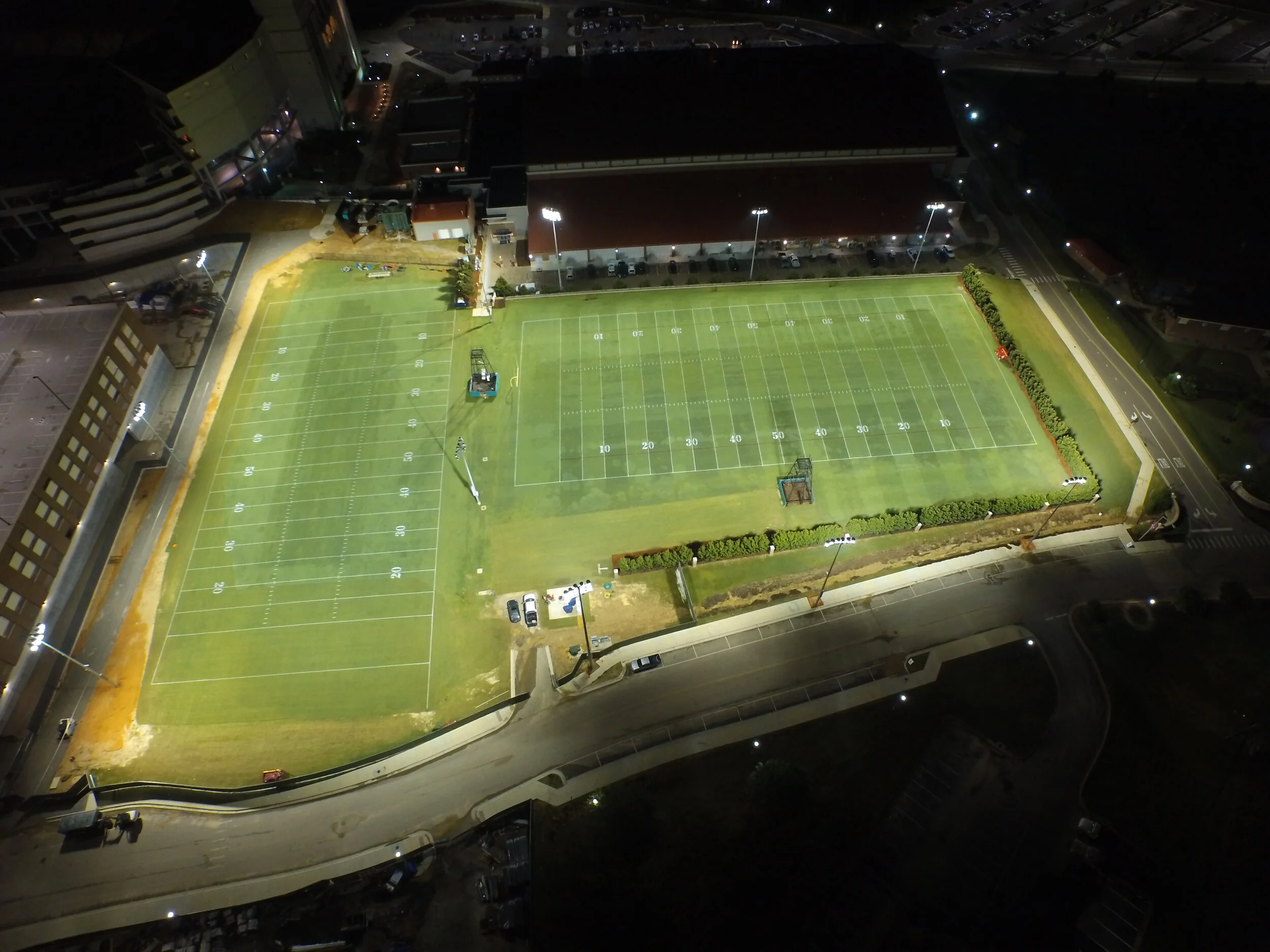 The University of Mississippi Football Practice Fields Lighting — CDFL