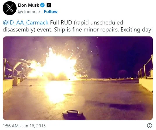 rapid unplanned/unscheduled disassembly (RUD) — Wordorigins.org