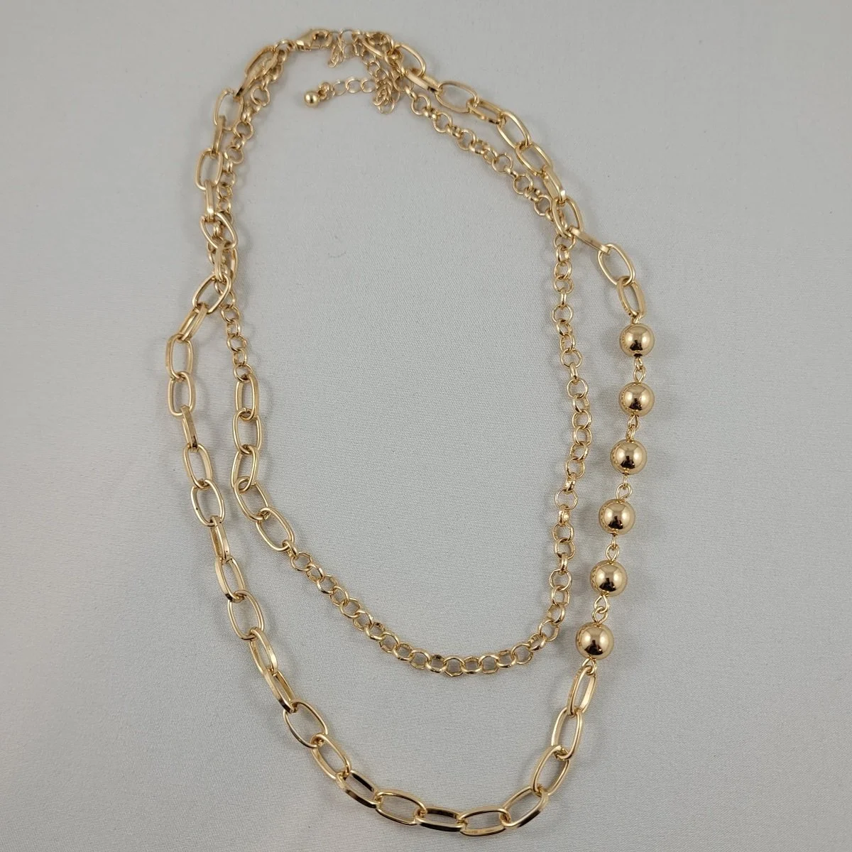 Clearance fine rolo chain Outlet Large Round Clear Crystal Ring on Rolo ...