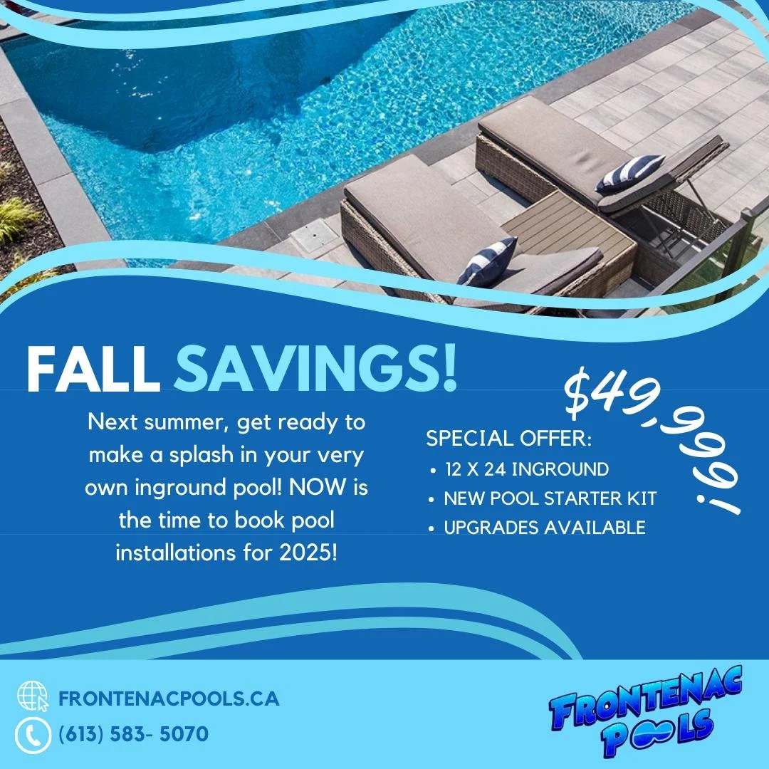 Swimming Pools Harrowsmith & Kingston Ontario — Frontenac Pools