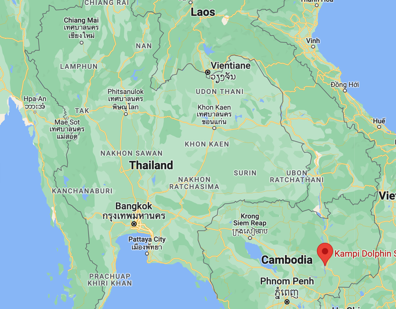 Irrawaddy And Mekong River Map