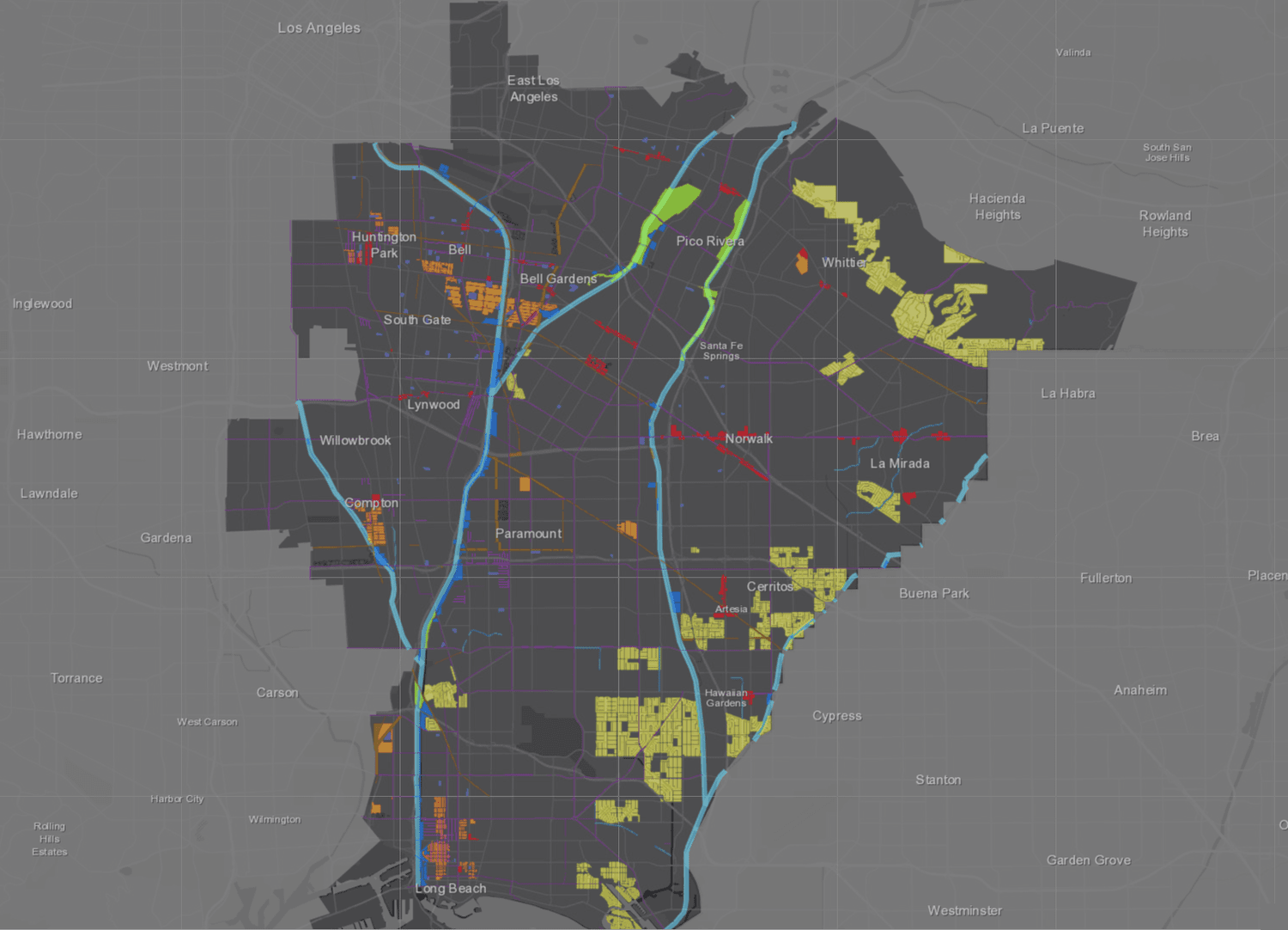 Gateway Cities & Rivers Urban Greening — Lyric Design & Planning