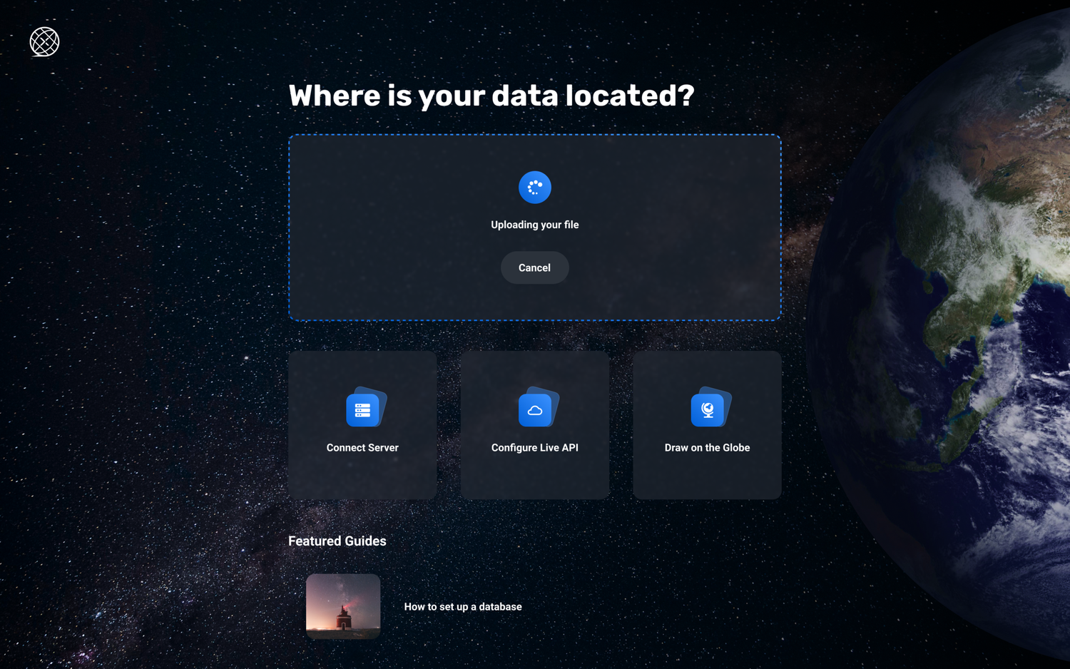 GeoStory Creator — earthX