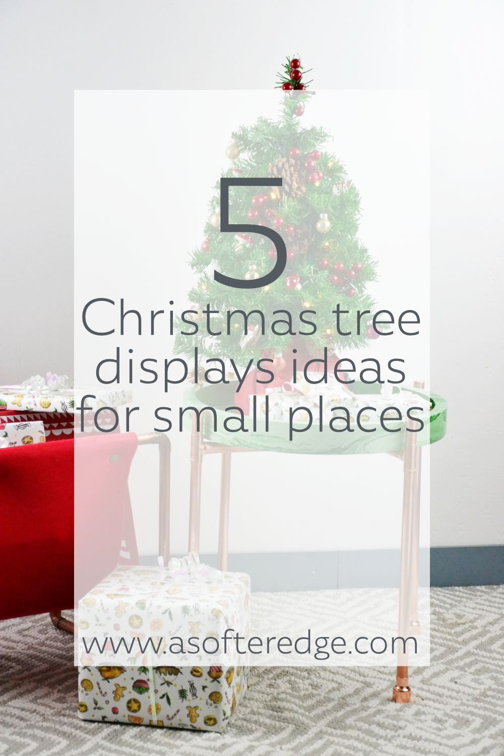 5 Christmas Tree displays for small living: feel festive without ...