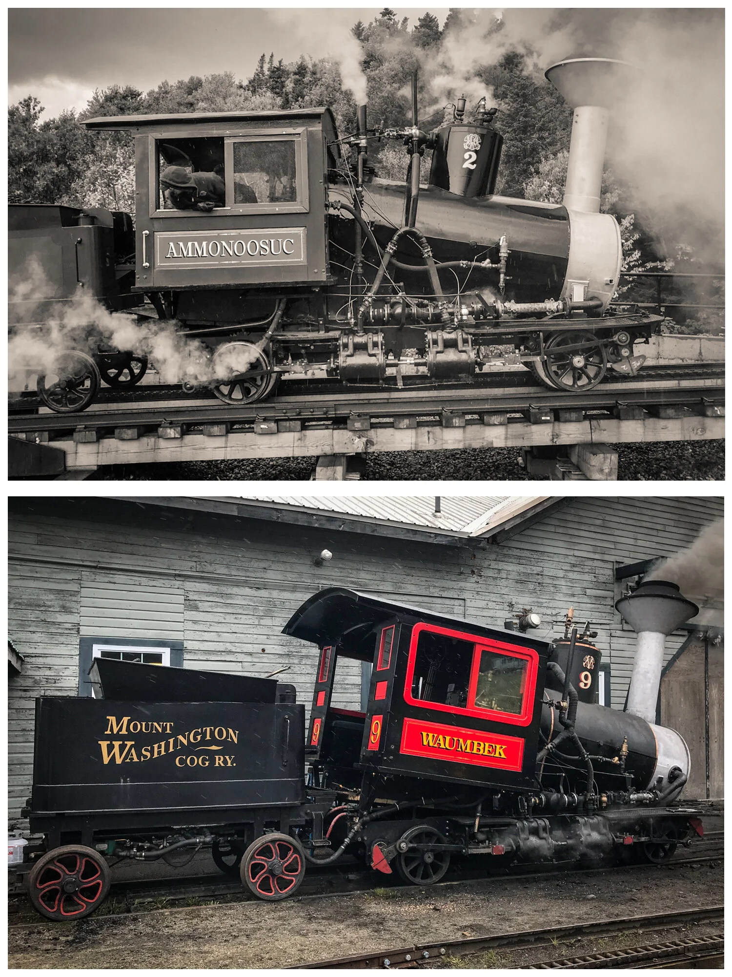 Mount Washington Cog Steam Train — The Mount Washington Cog Railway