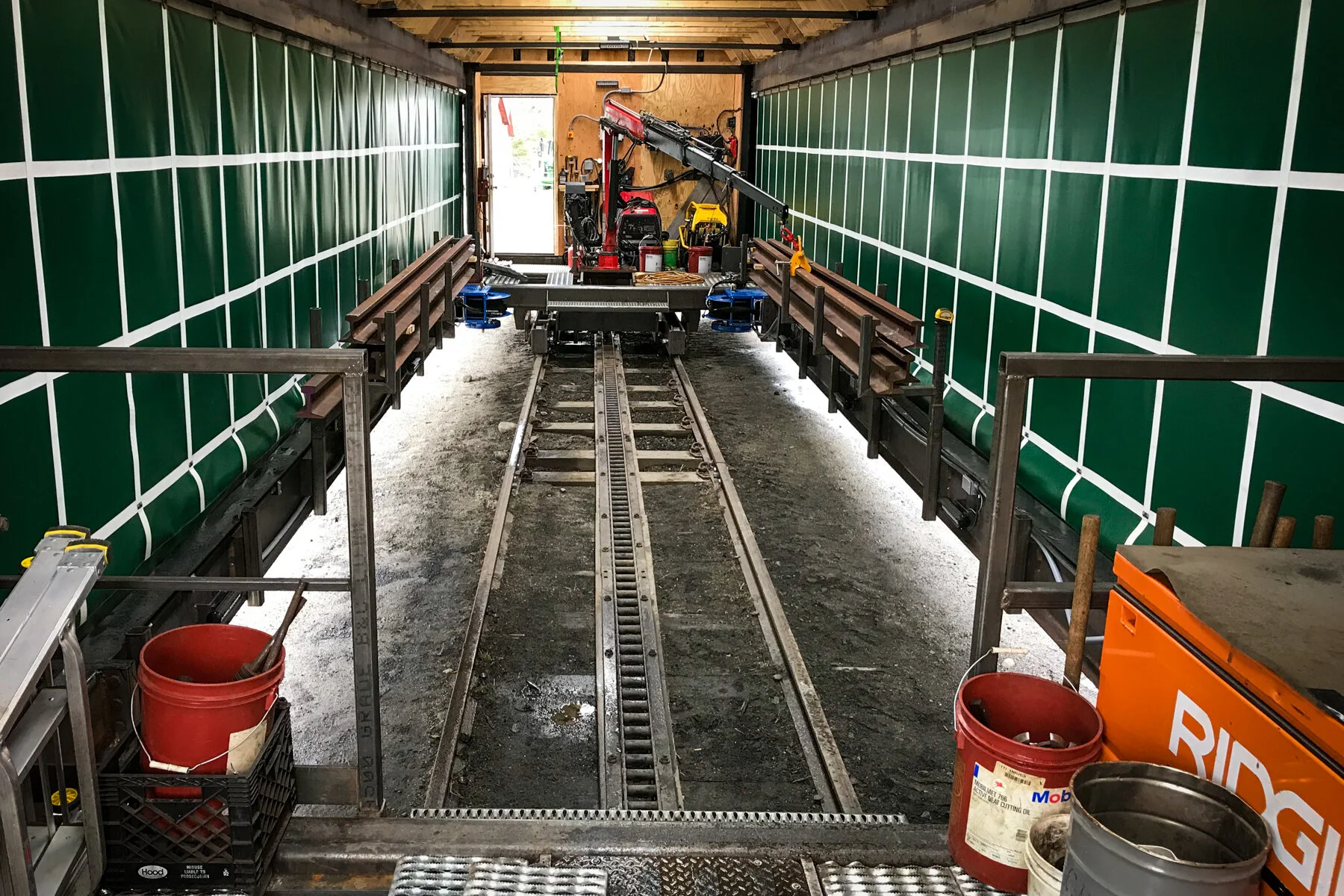 The Re-railing of the Cog Railway — The Mount Washington Cog Railway