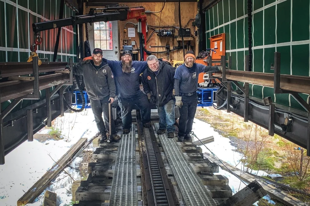 The Re-railing of the Cog Railway — The Mount Washington Cog Railway