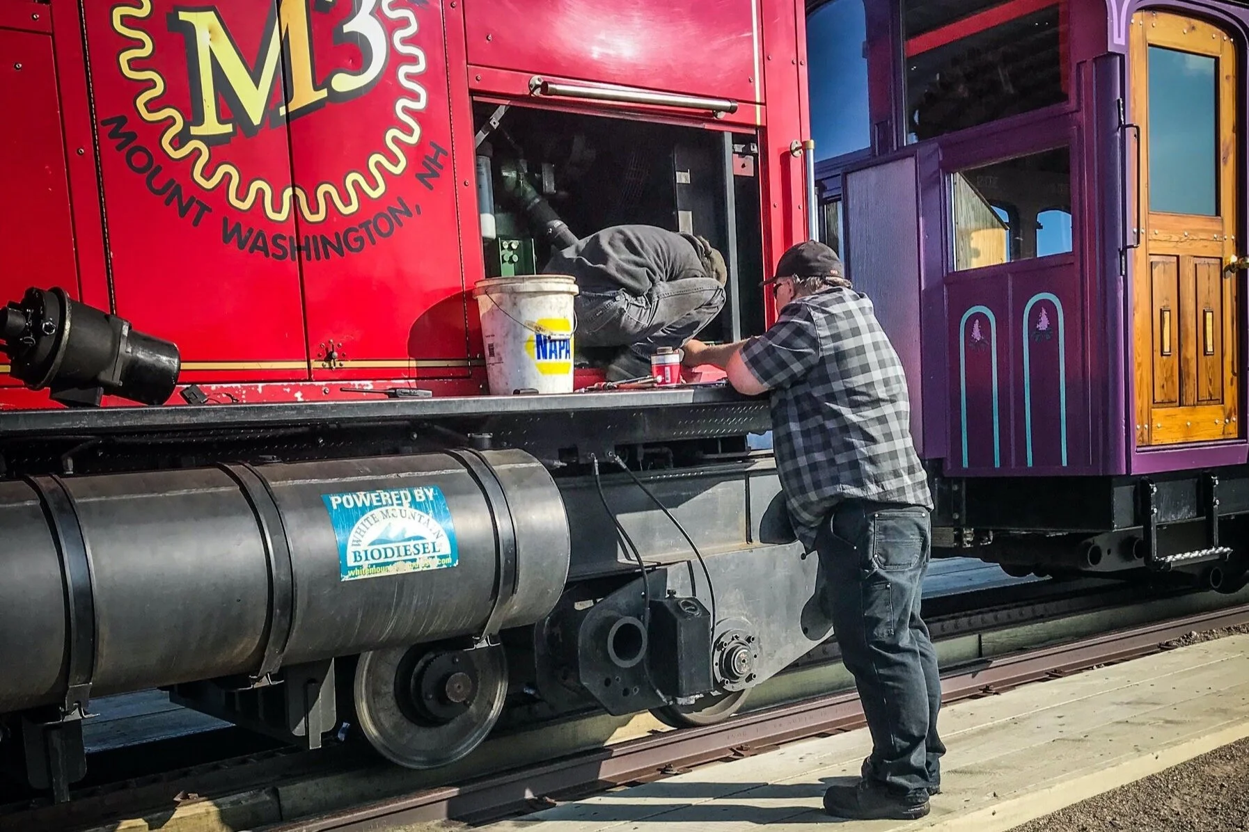 Steam and Bio-Diesel Locomotive Repair — The Mount Washington Cog Railway