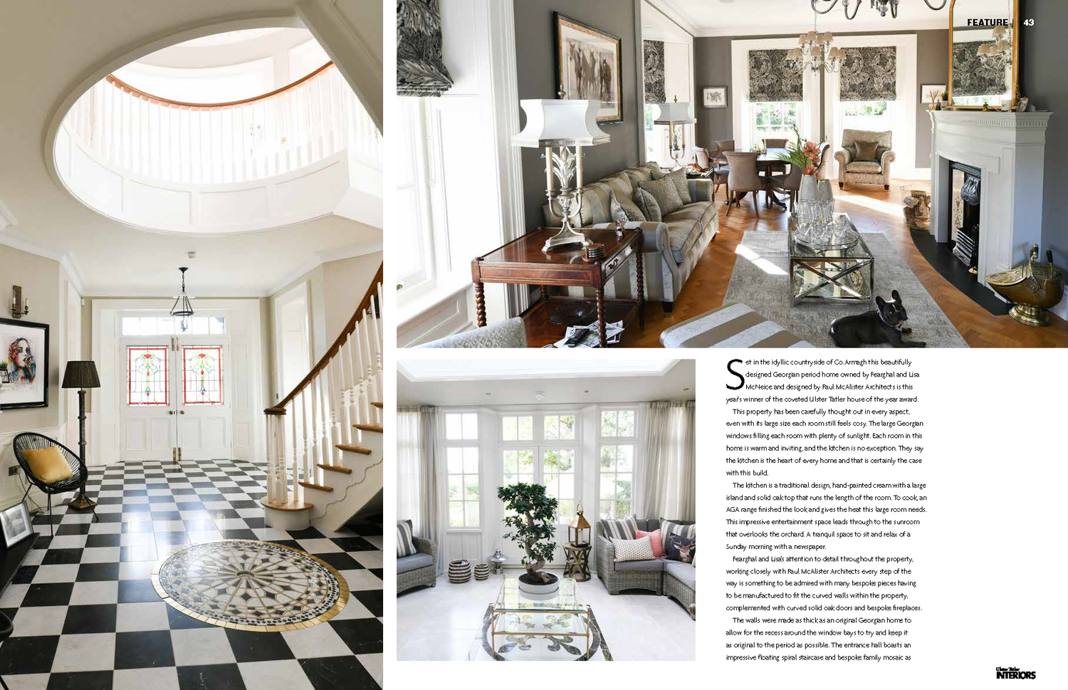 McNeice House wins Ulster Tatler Interiors house of the Year - November ...
