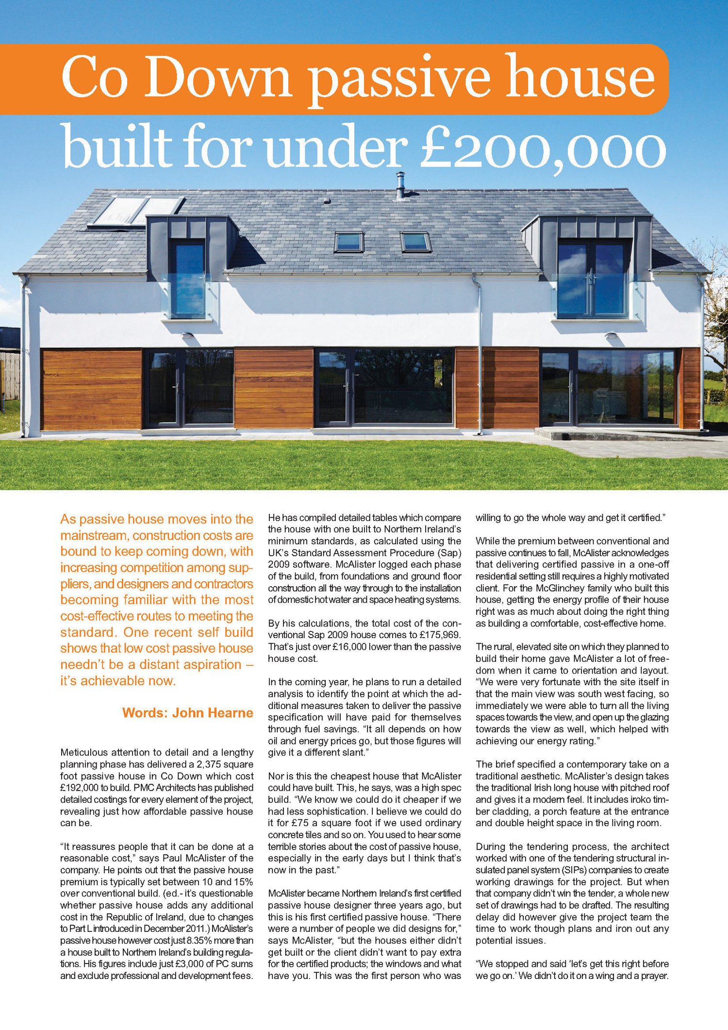 Passive House + January 2014 — Paul McAlister Architects