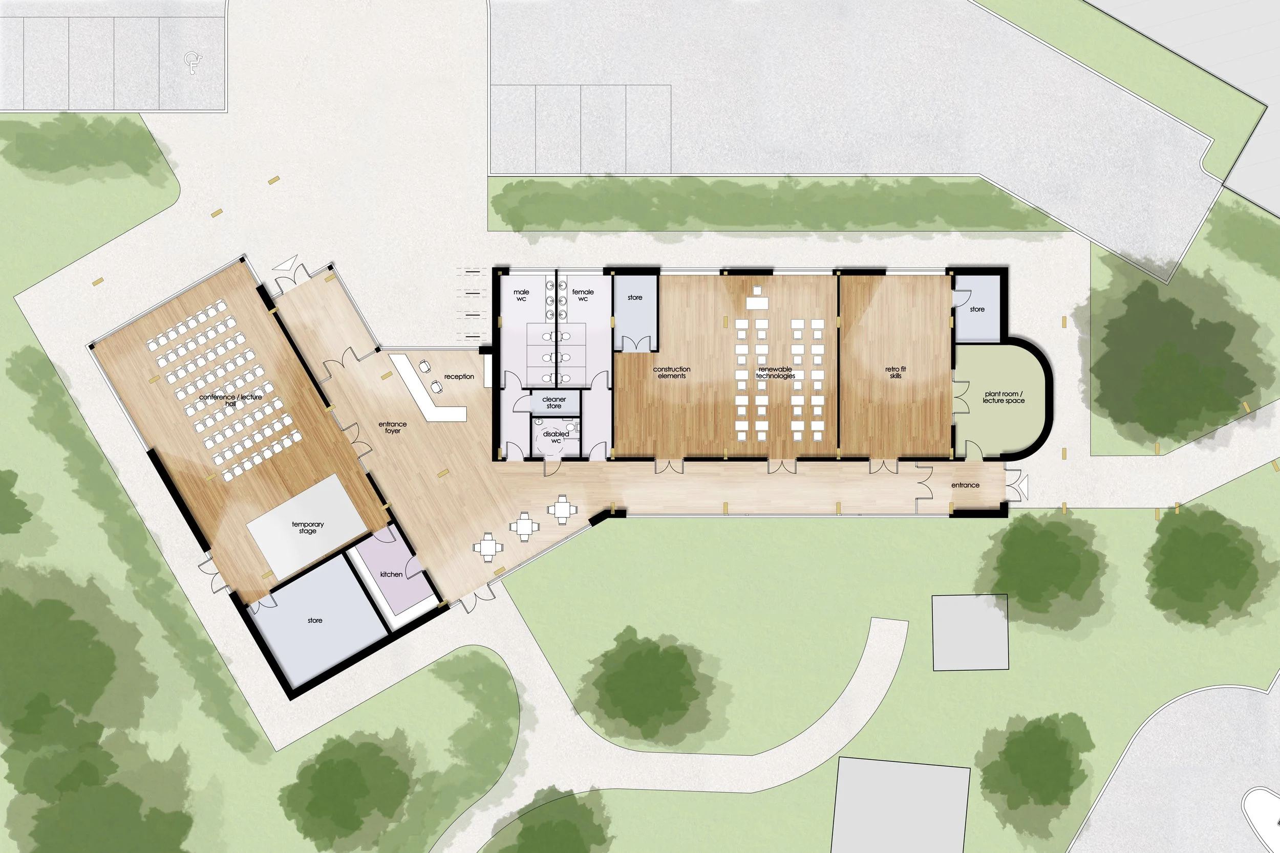CREST Pavilion, South West College, Enniskillen — Paul McAlister Architects