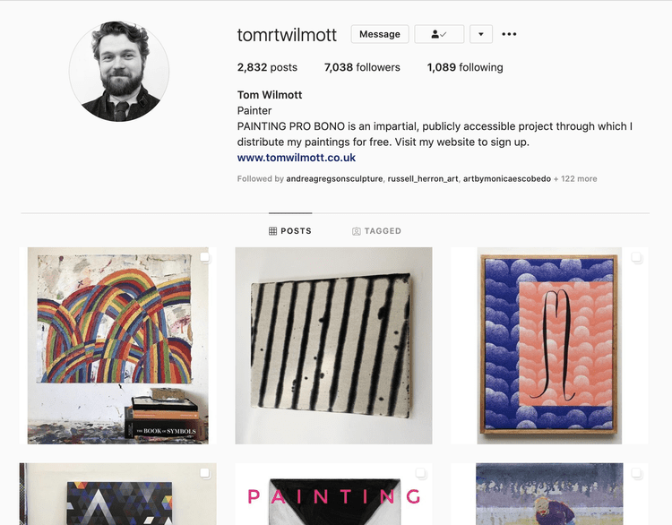 Why Every Artist Needs to be on Instagram: An Interview with Artist Tom ...