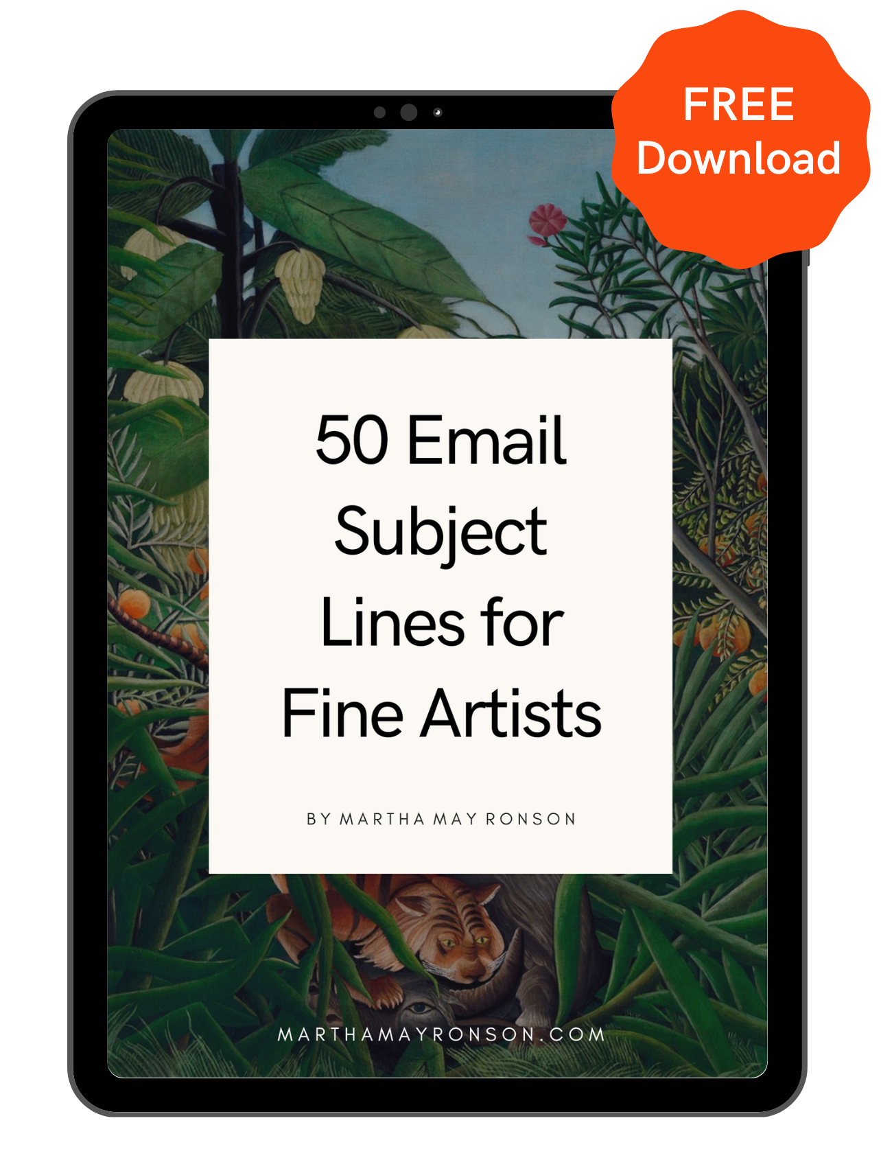 50 Email Subject Lines for Fine Artists — MARTHA MAY RONSON