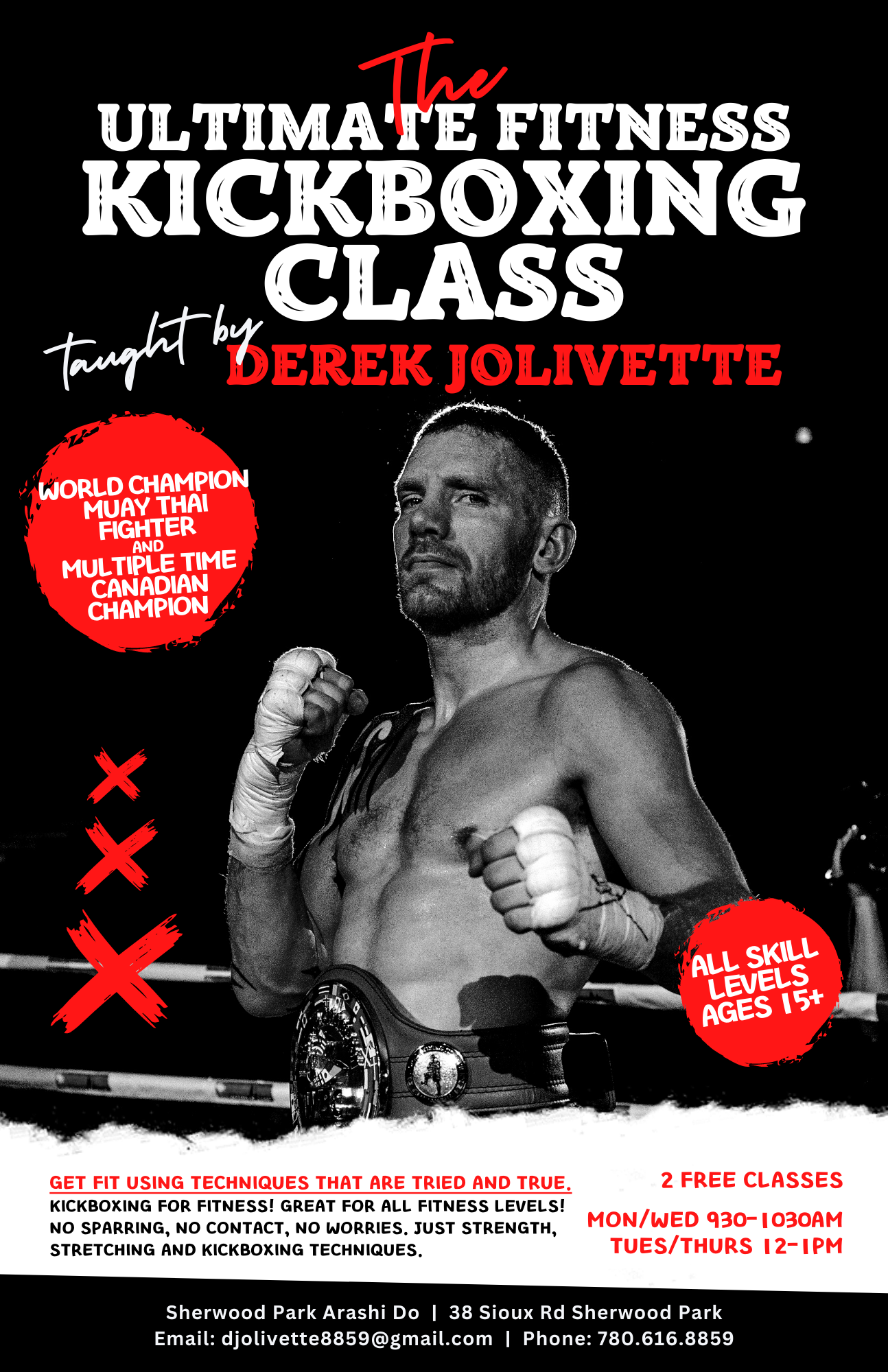Ultimate Fitness Kickboxing taught by Derek Jolivette — Arashi Do ...