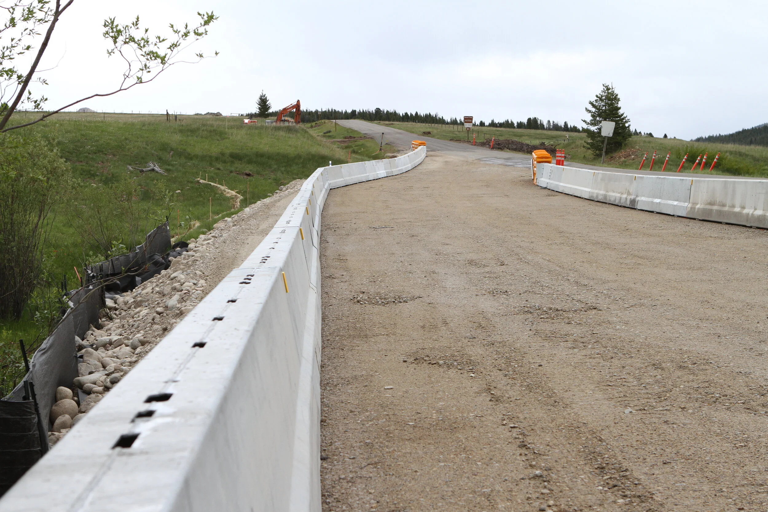 Steel Barrier — Poteet Construction