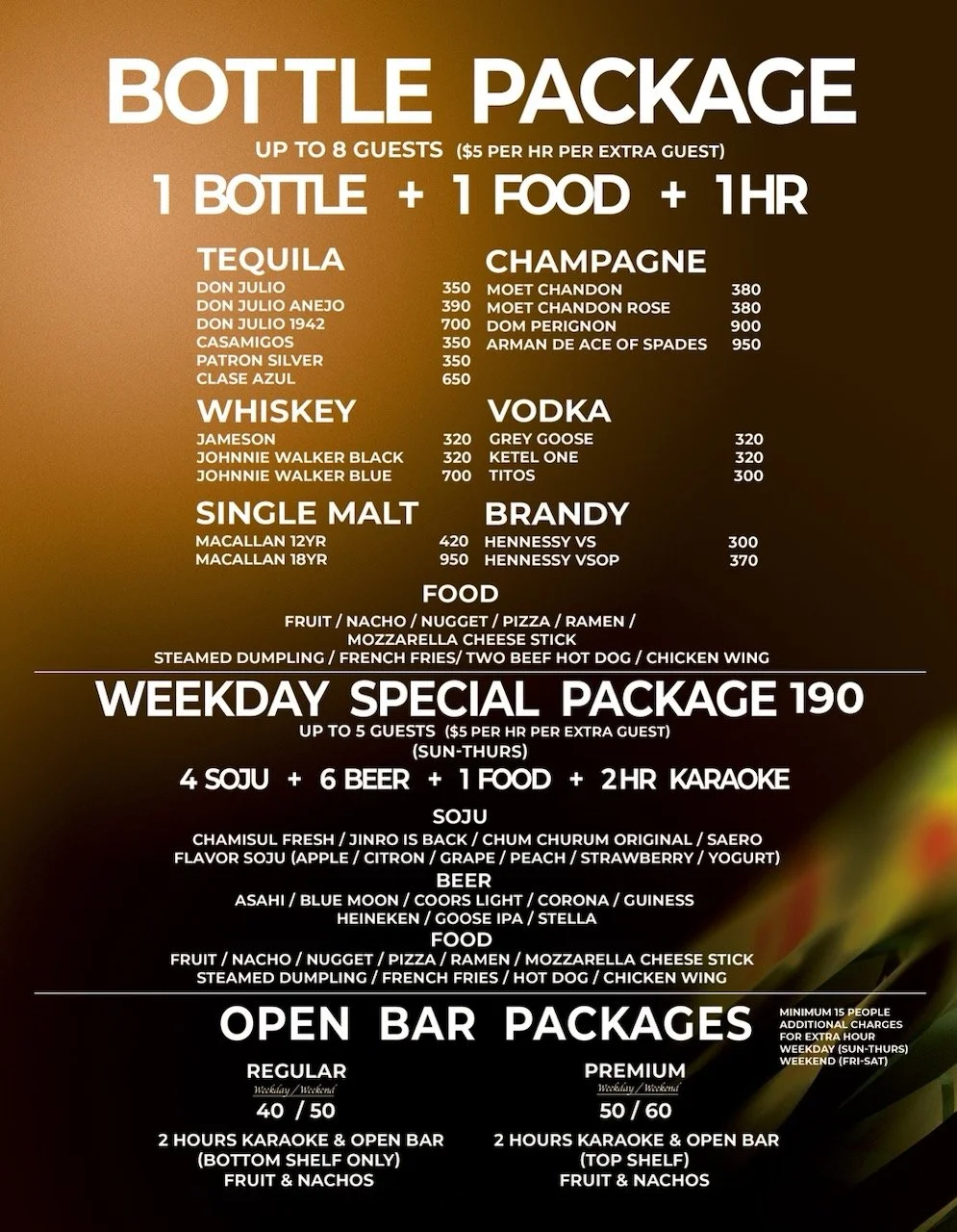 Menu 1 — Chorus Karaoke