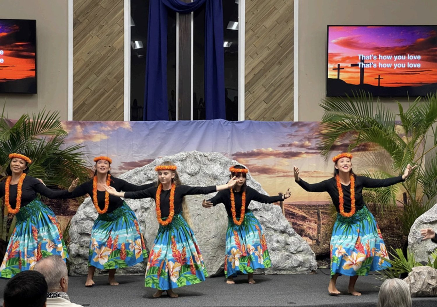 Hula Class — Saint Benedict Hall