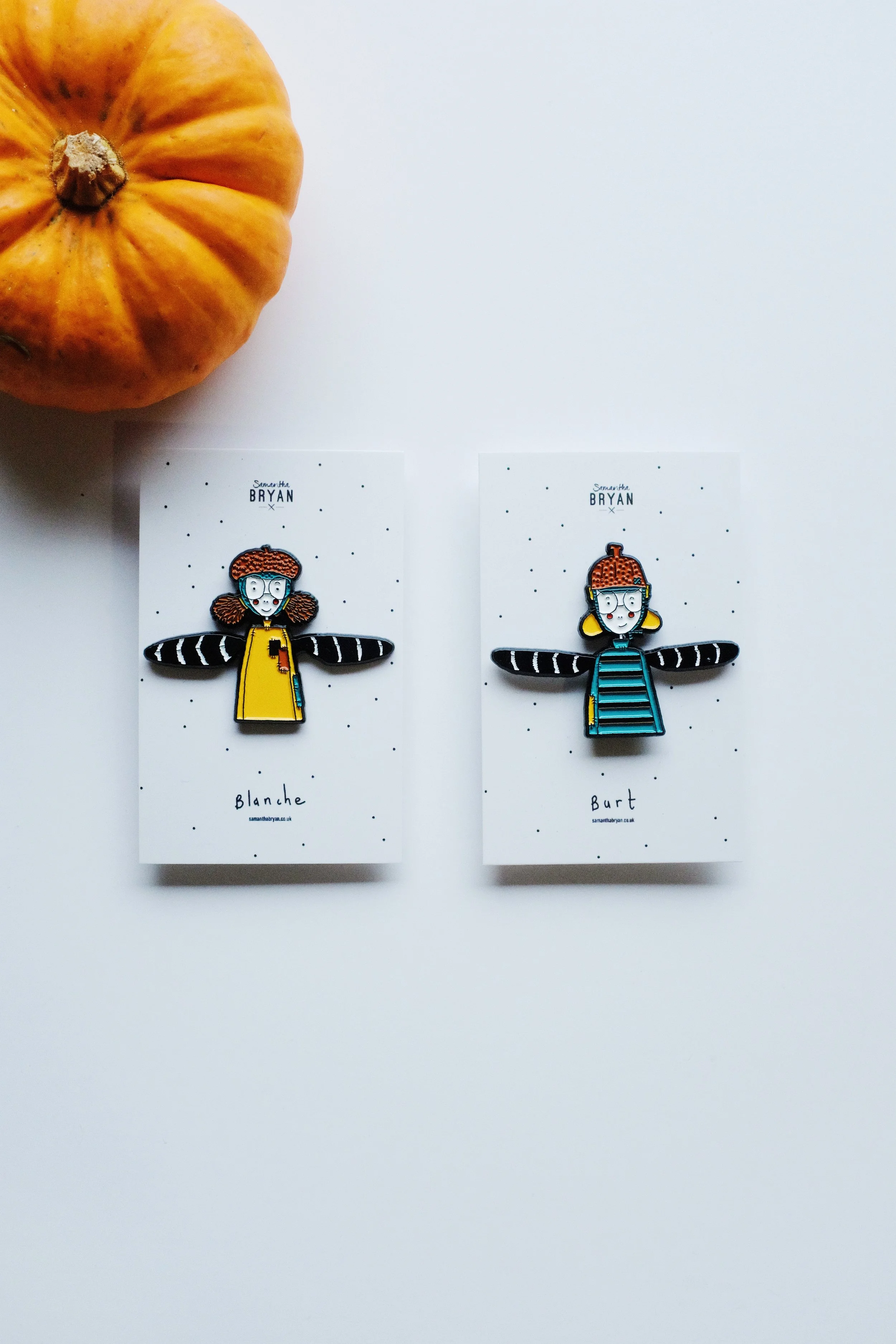 Burt Limited Edition Pin Badge — Samantha Bryan