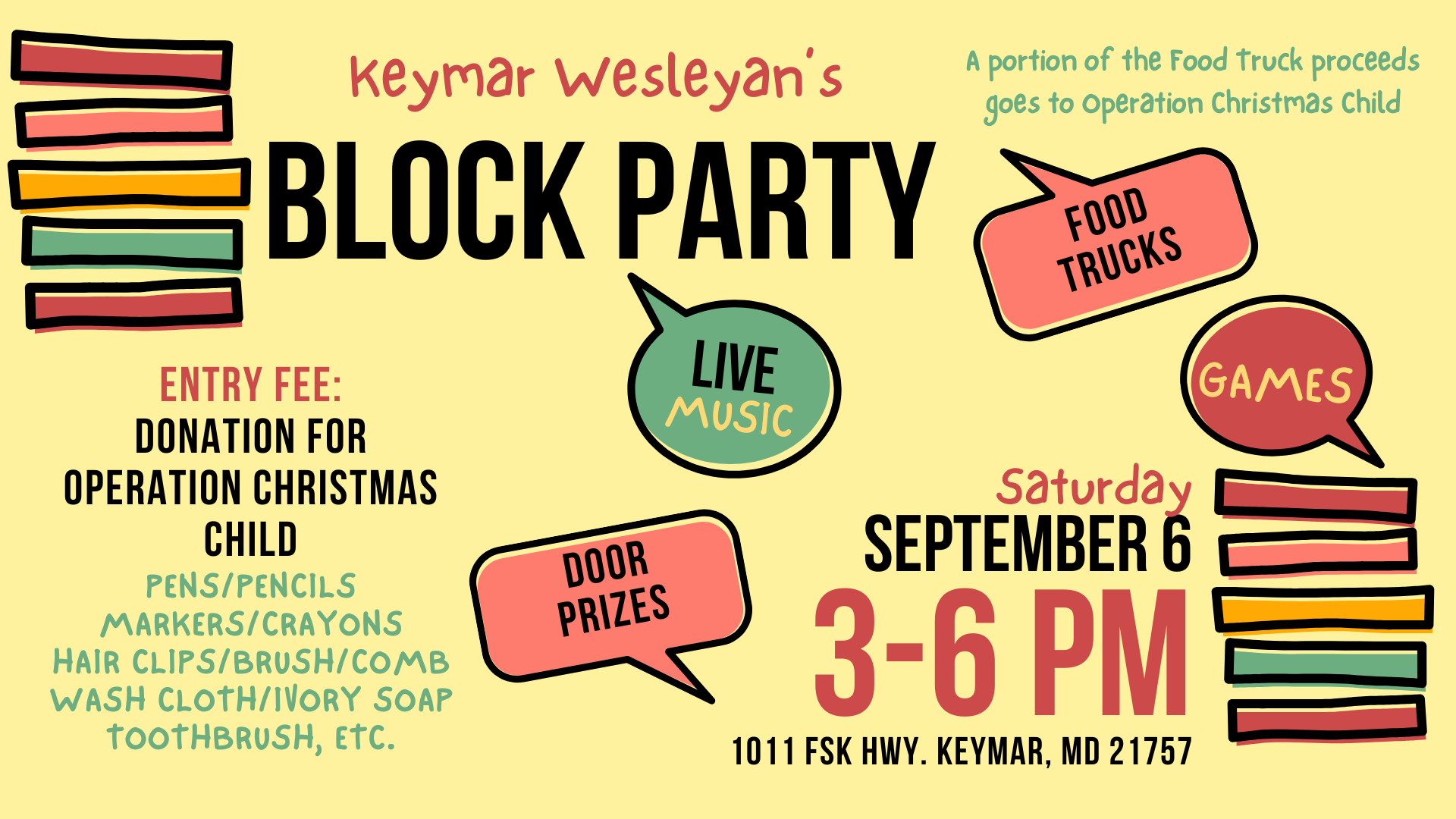 Events — Keymar Wesleyan Church