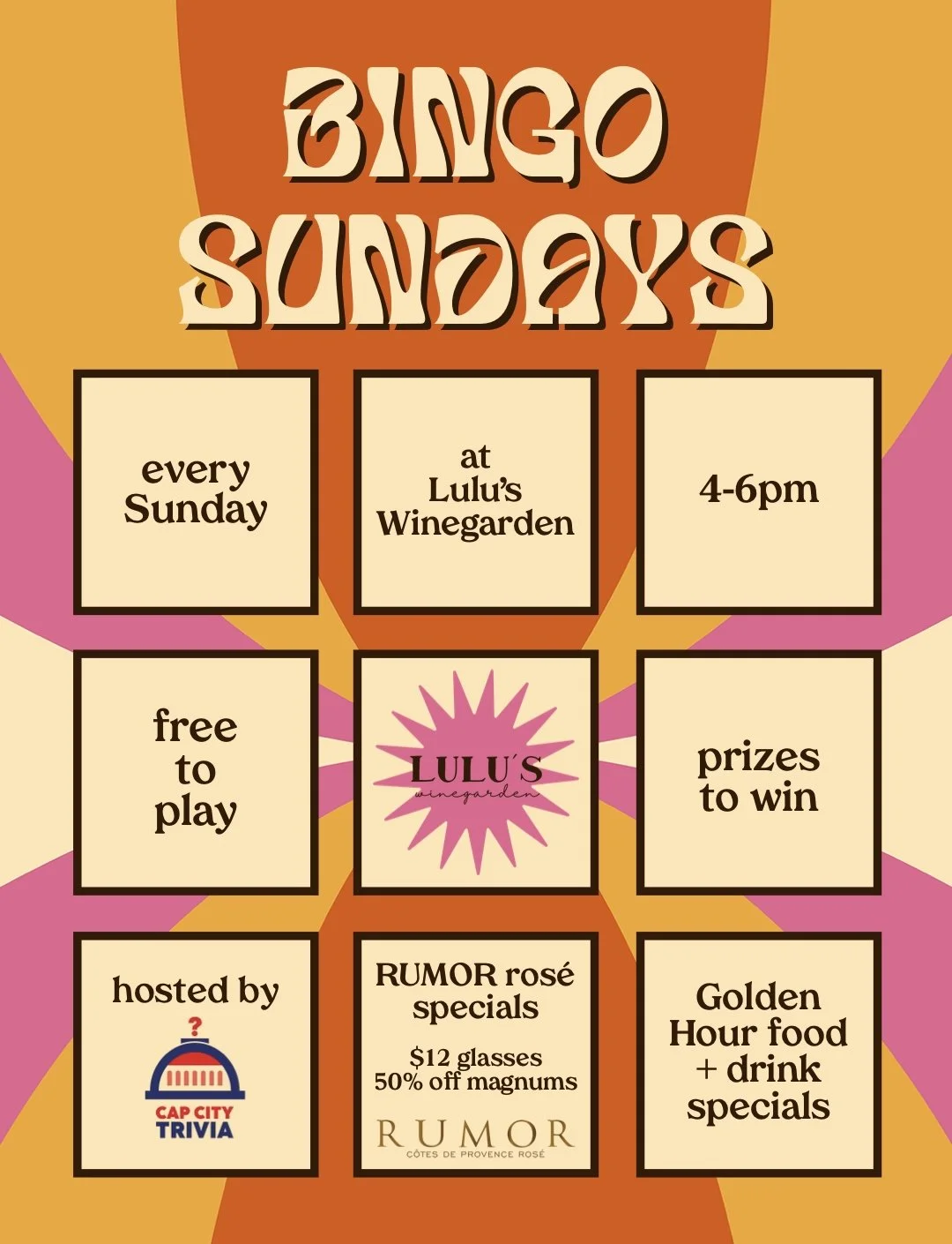 Fun Happenings — Lulu's Winegarden