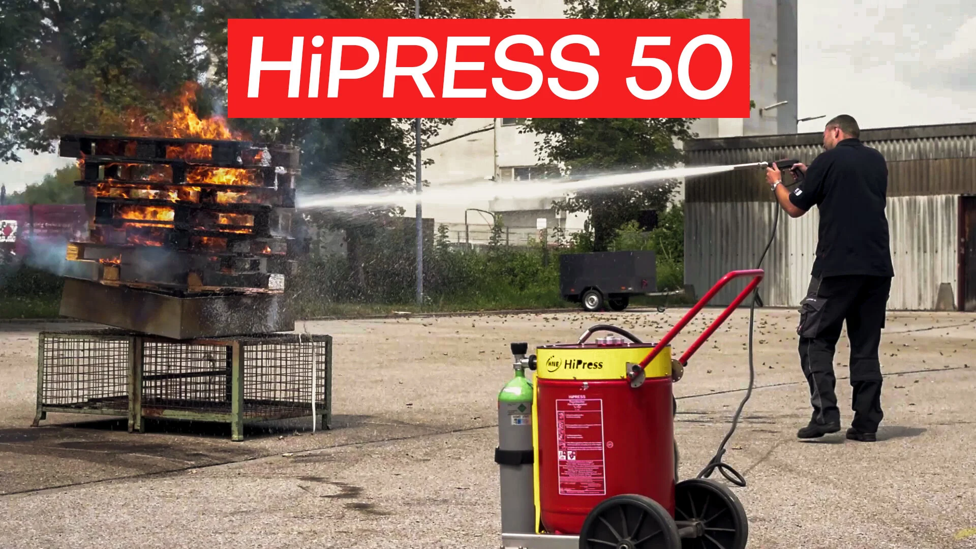 HiPRESS 50 | Mobile High-Volume Extinguisher — HNE Technologie