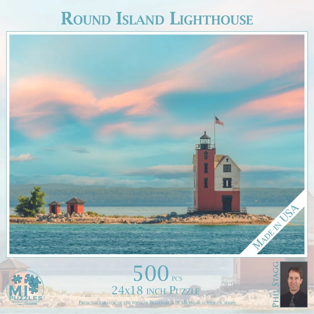 Capturing the Charm of Round Island Lighthouse: A Summer Day with Phil ...