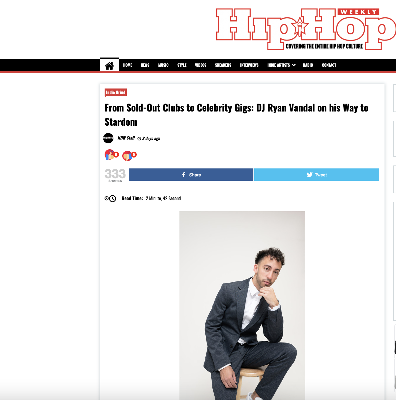 Dj Ryan Vandal - Official Site