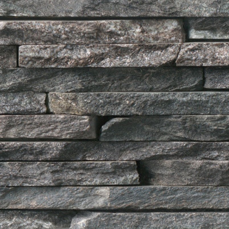 Titanium Rockface Quartzite 6x24 Stack Stone — STONE AVENUE