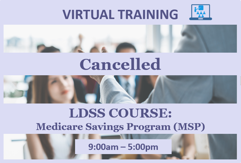 Medicare Savings Program (MSP) — NY Training Services