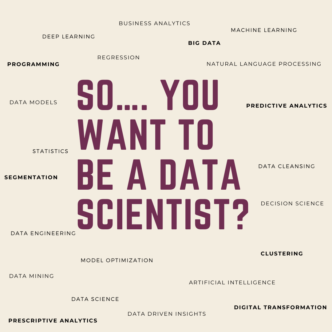 So…. You want to be a data scientist? — Women in Data