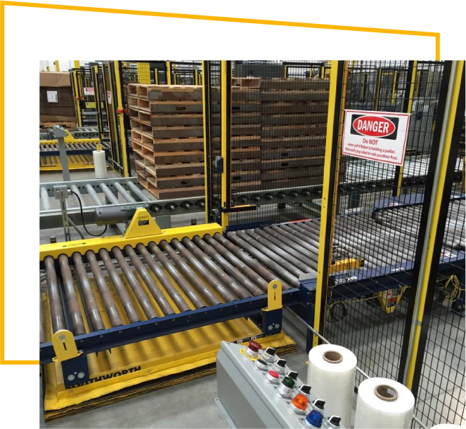 Pallet Handling Conveyors, Pallet Conveyors California, Robotic ...