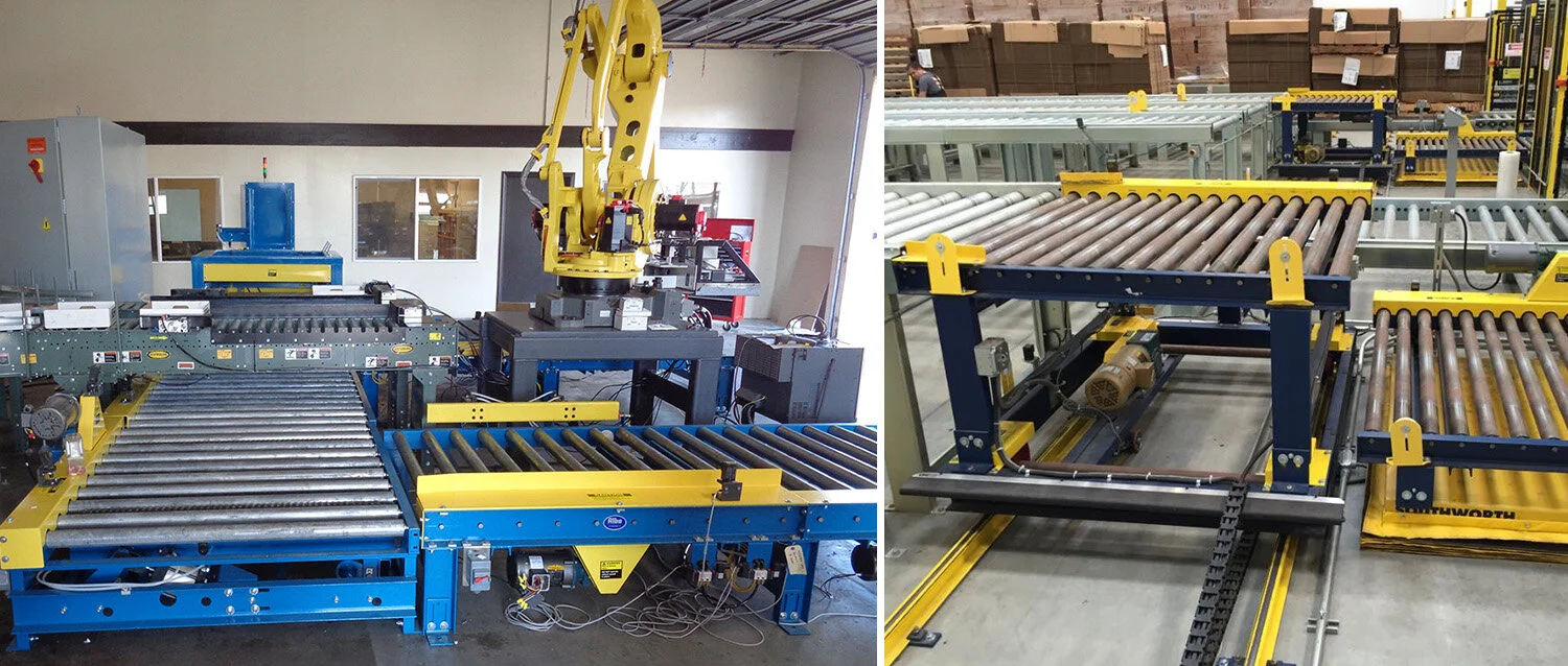 Pallet Handling Conveyors, Pallet Conveyors California, Robotic ...