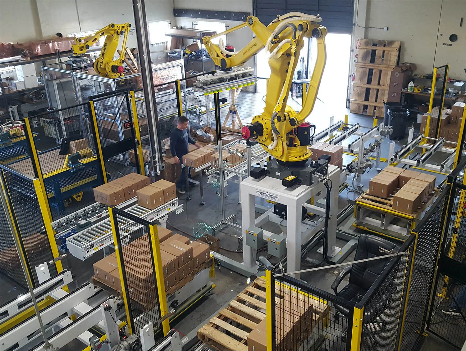 Robotic Automation, Robotic Palletizer, TransAutomation Robotic System