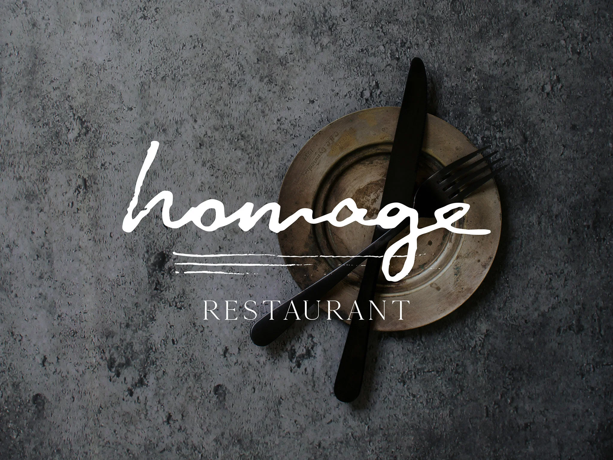 Homage Restaurant — Moon Cheese Studio | Graphic Design & Creative ...