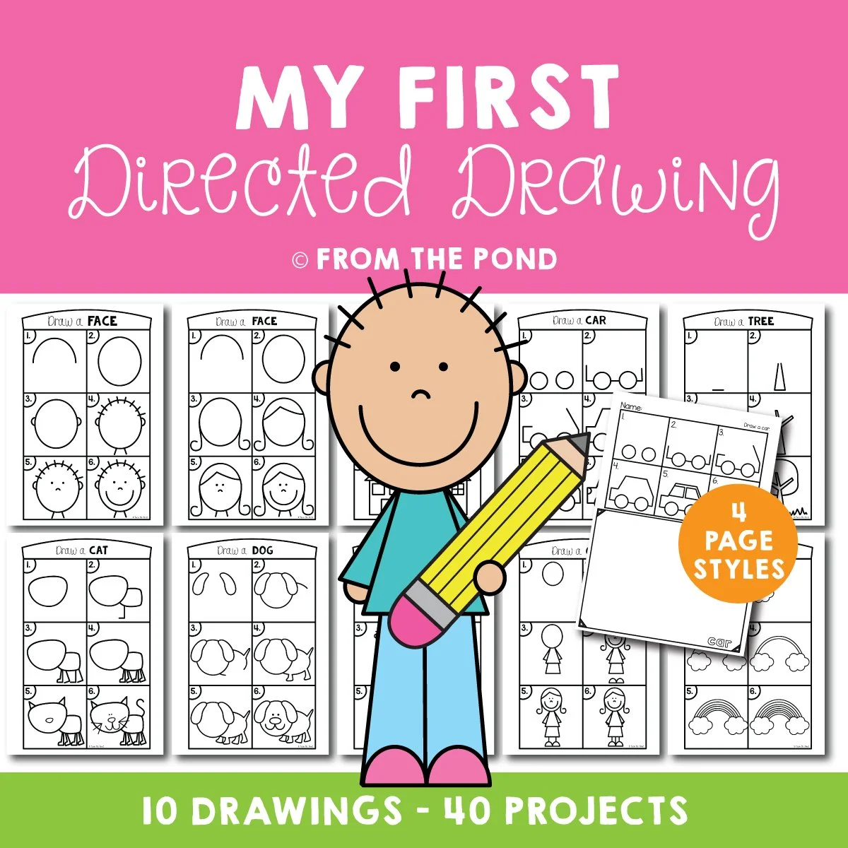Directed drawing — Pond Coloring Club