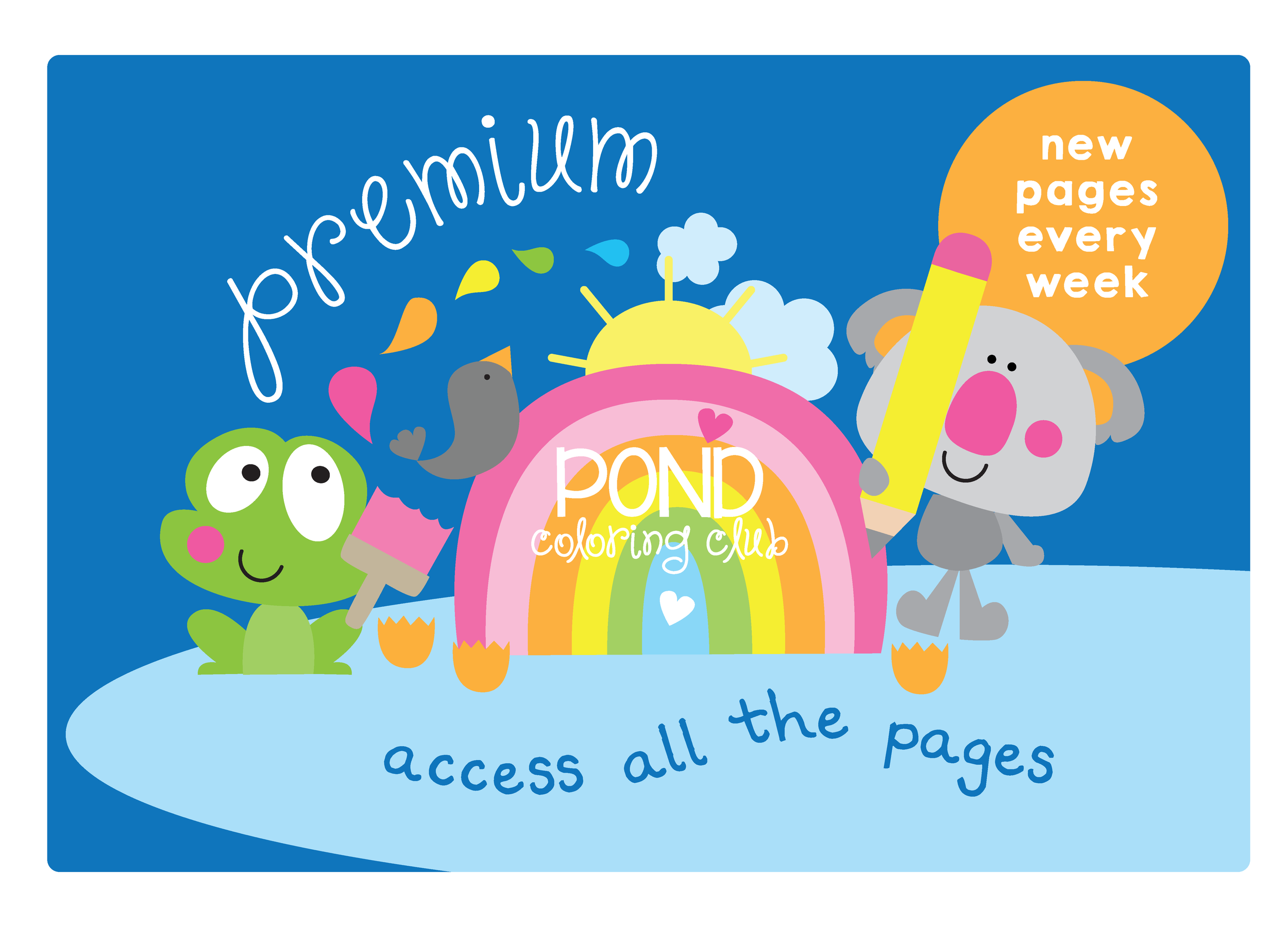 Coloring Club Options — Pond Coloring Club