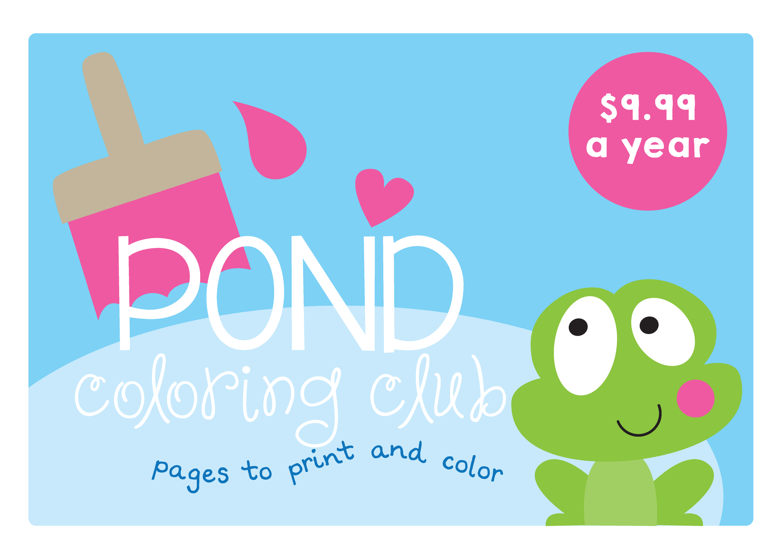 Coloring Club Options — Pond Coloring Club