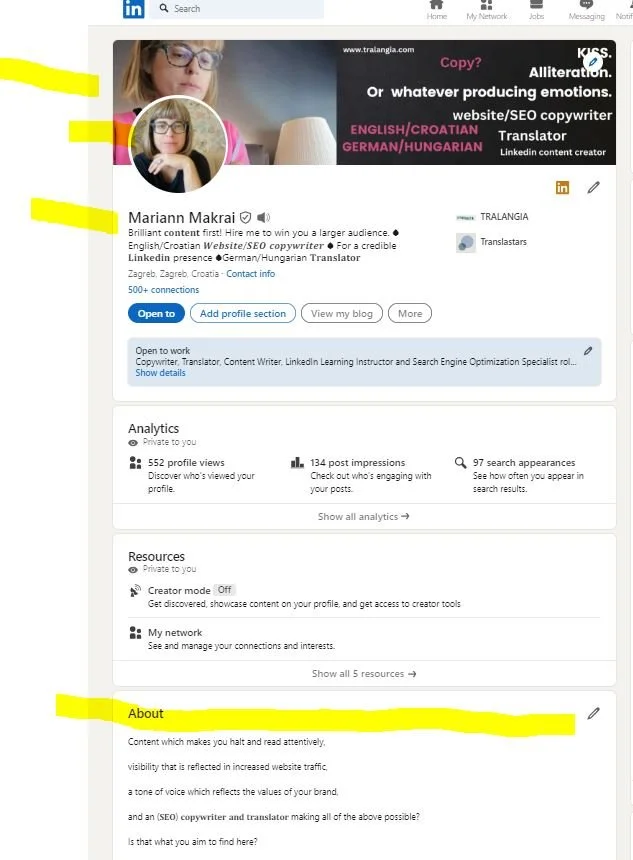 write Linkedin summary — linkedin blog