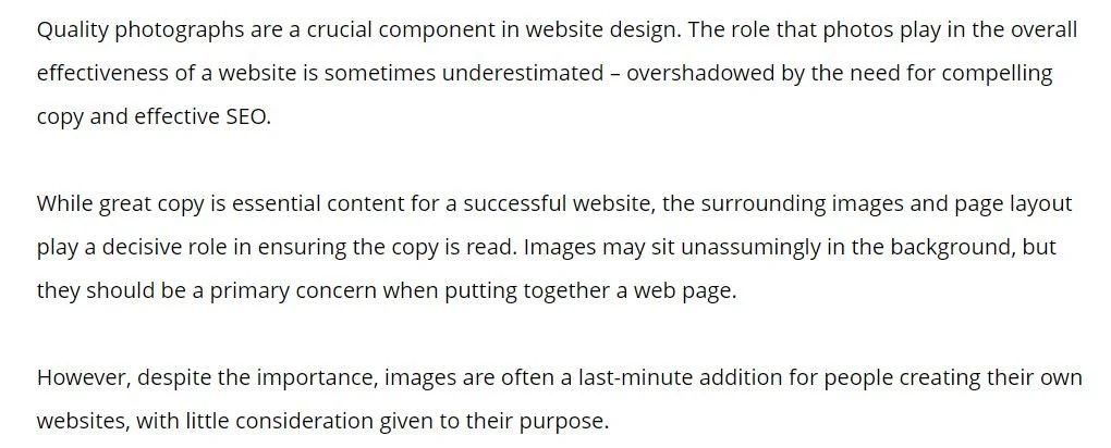 copywriting examples better copy — website copywriting for small businesses