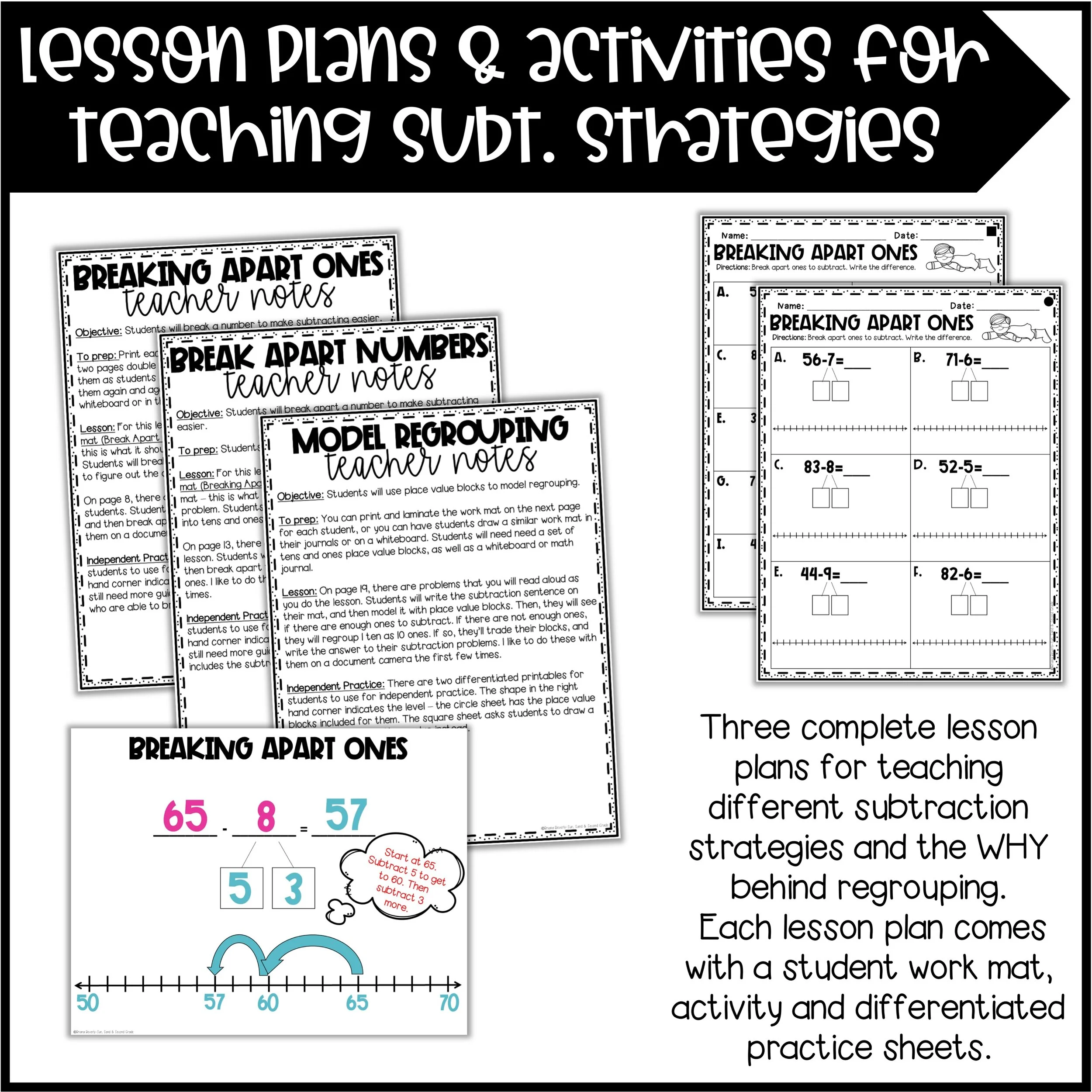 2 Digit Subtraction With Regrouping Hands On Activities For 2nd Grade 2 Digit Subtraction With Regrouping Hands On Activities For 2nd Grade