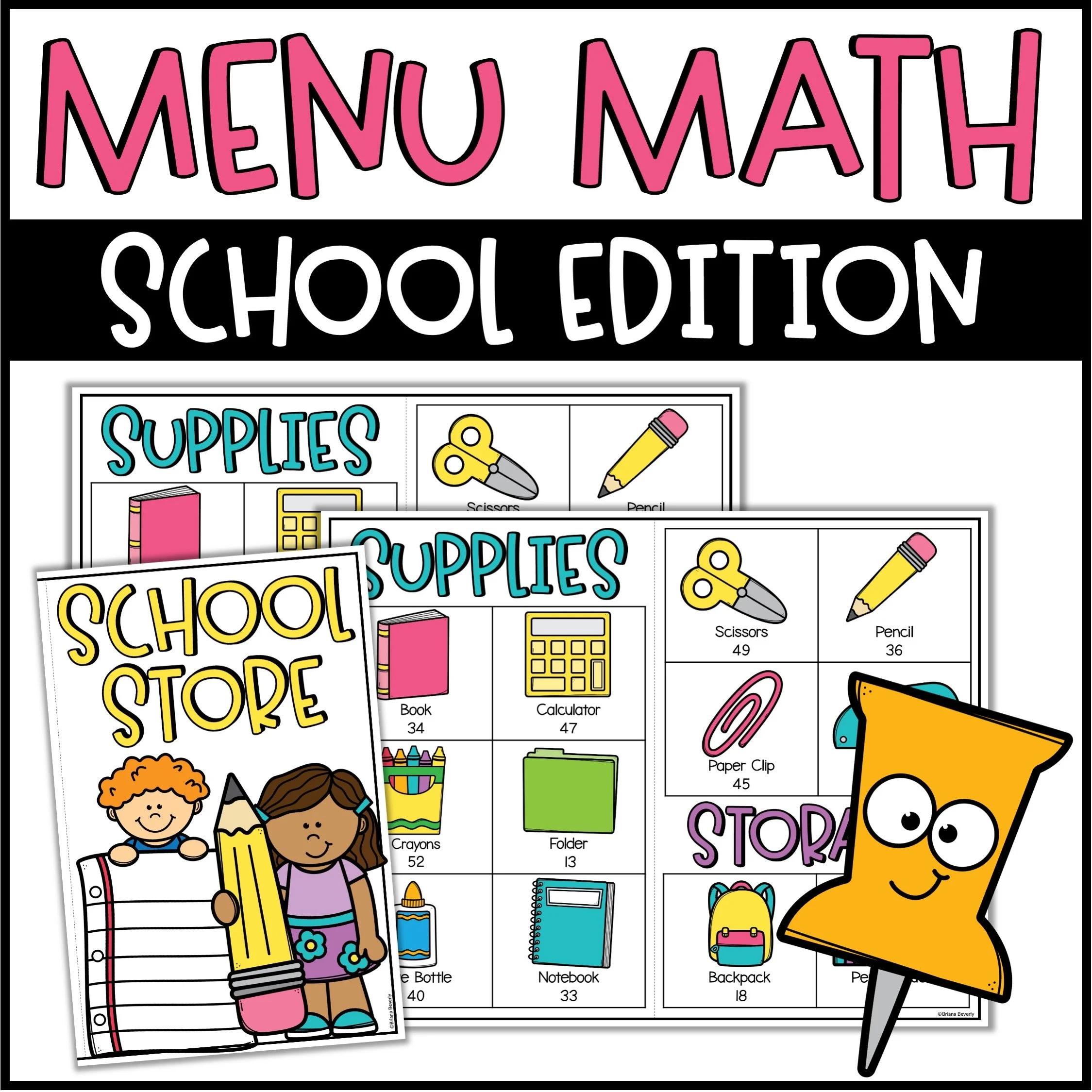 Math Stations Clip Art