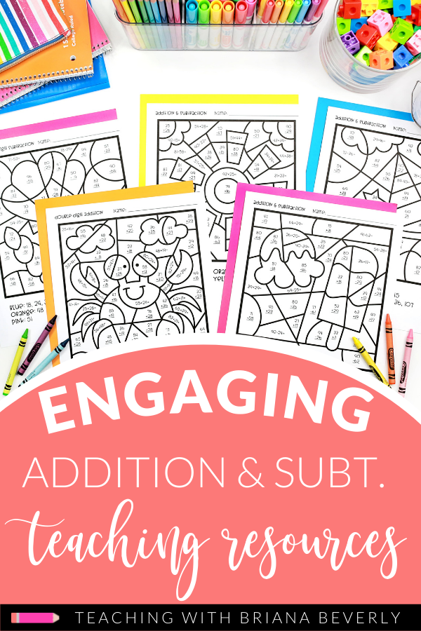 Hands-On Addition & Subtraction Activities for 2nd Grade — Teaching ...