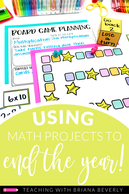 End of the Year Math Projects — Teaching With Briana Beverly