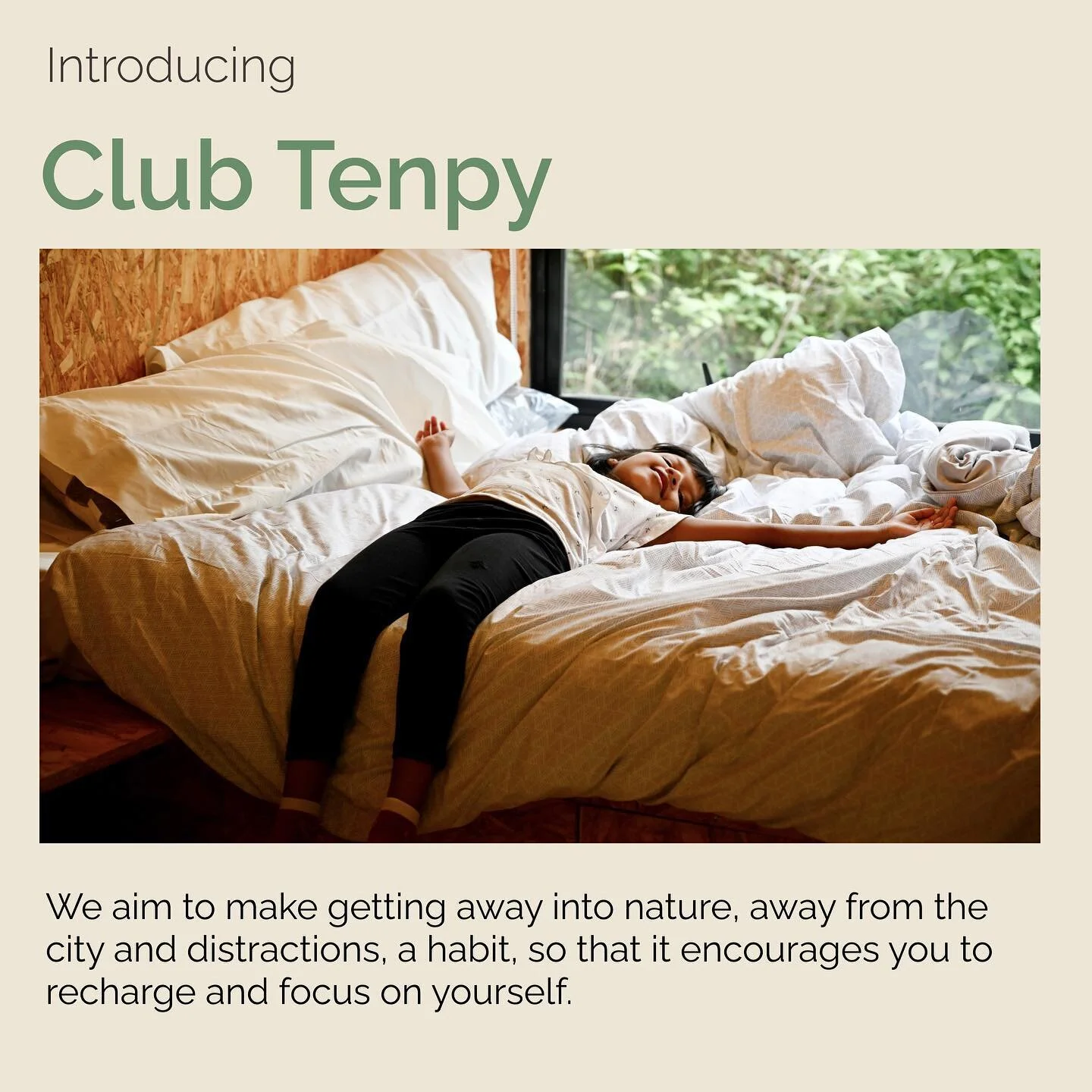 Tenpy - Get back to nature