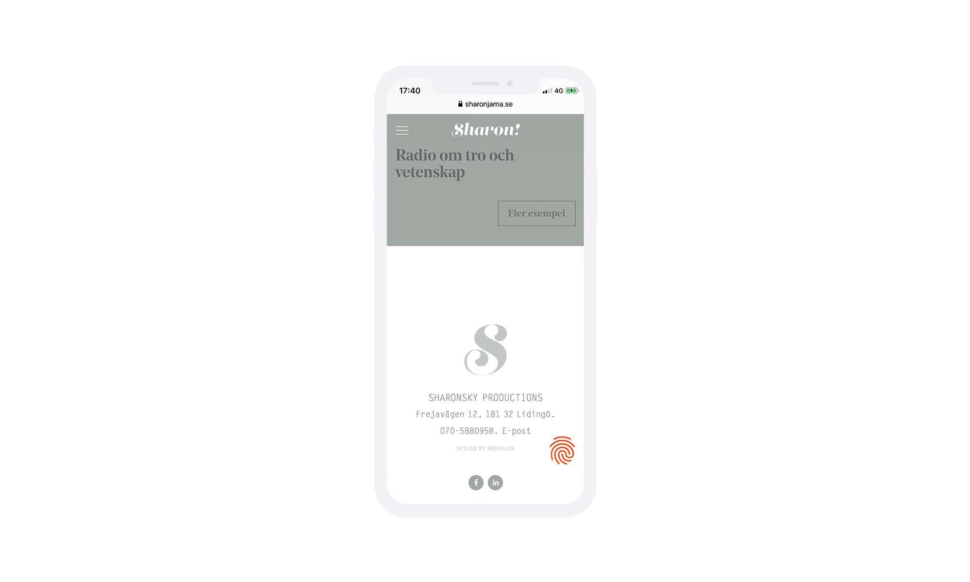 Rodvaldr. | New site for reporter and moderator Sharon Jåma