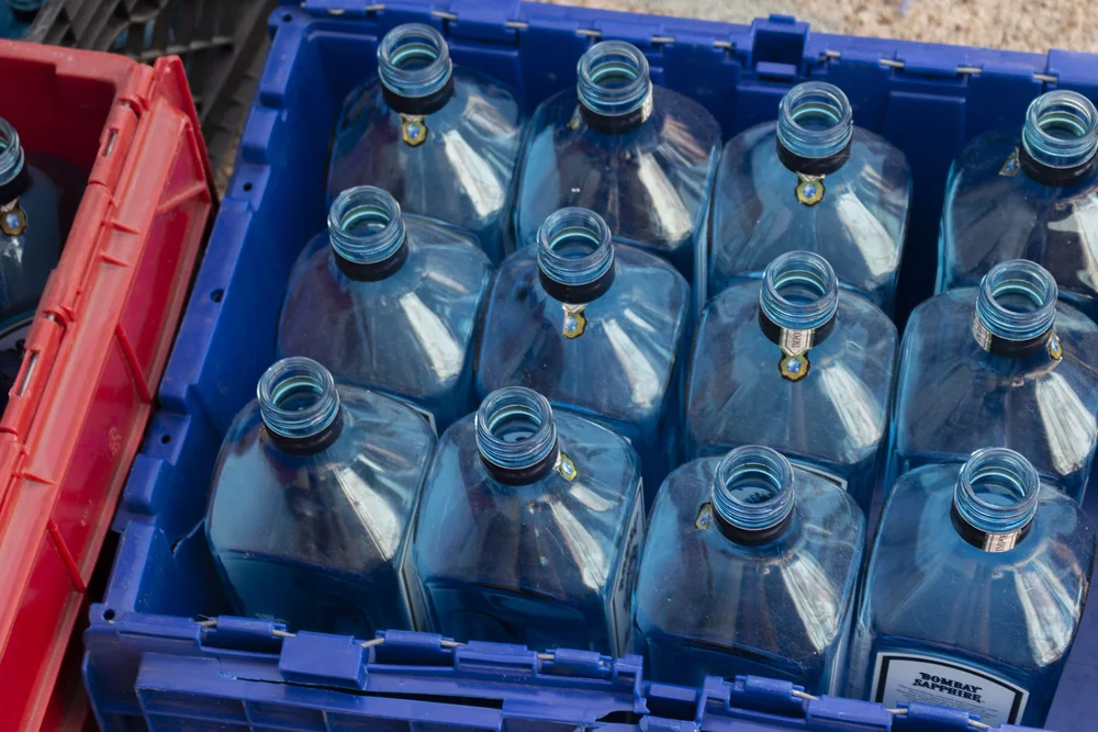 Free drop-off glass recycling drop-off in New Orleans — Glass Half Full