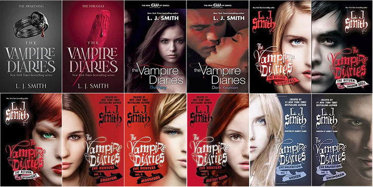 Complete Vampire Diaries books—the original novels, plus the spinoffs ...