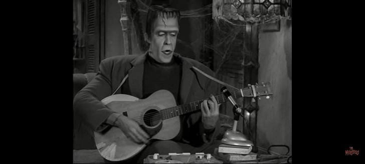 Herman Munster sings “Dem Bones” about Dr. Frankenstein — Monster Complex